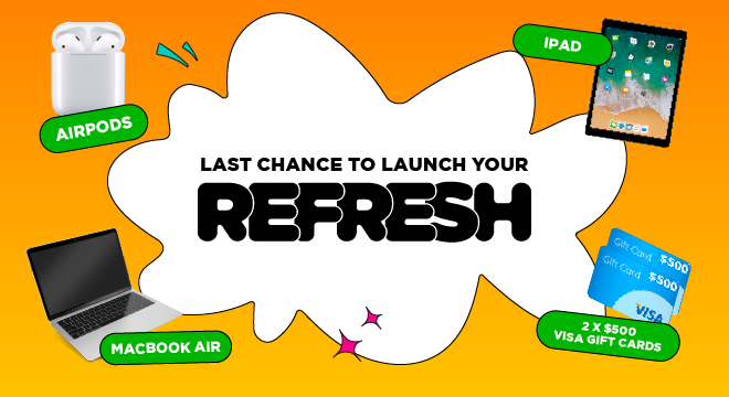 Refresh your future with new gear!